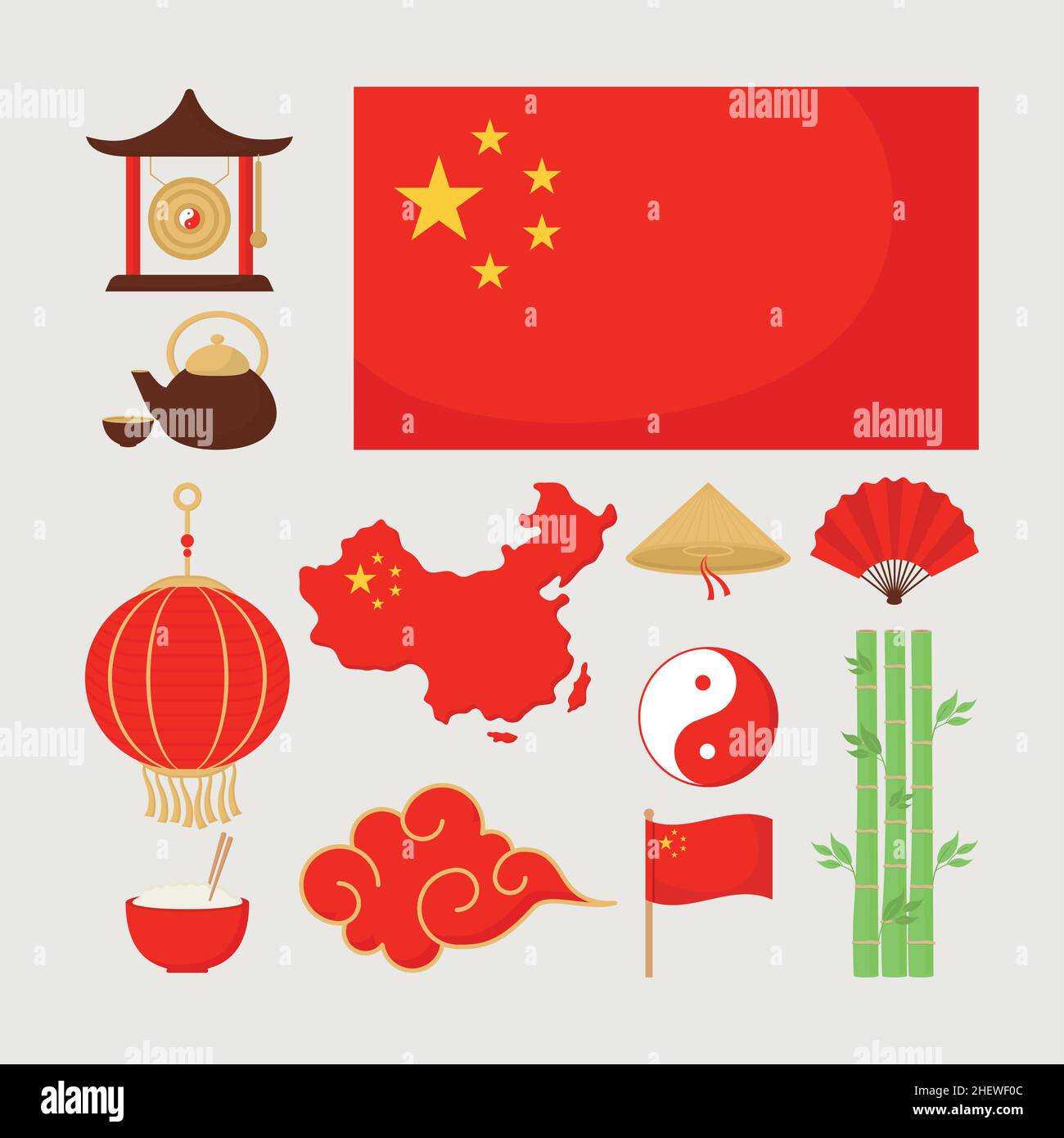 twelve chinese icons Stock Vector Image & Art - Alamy