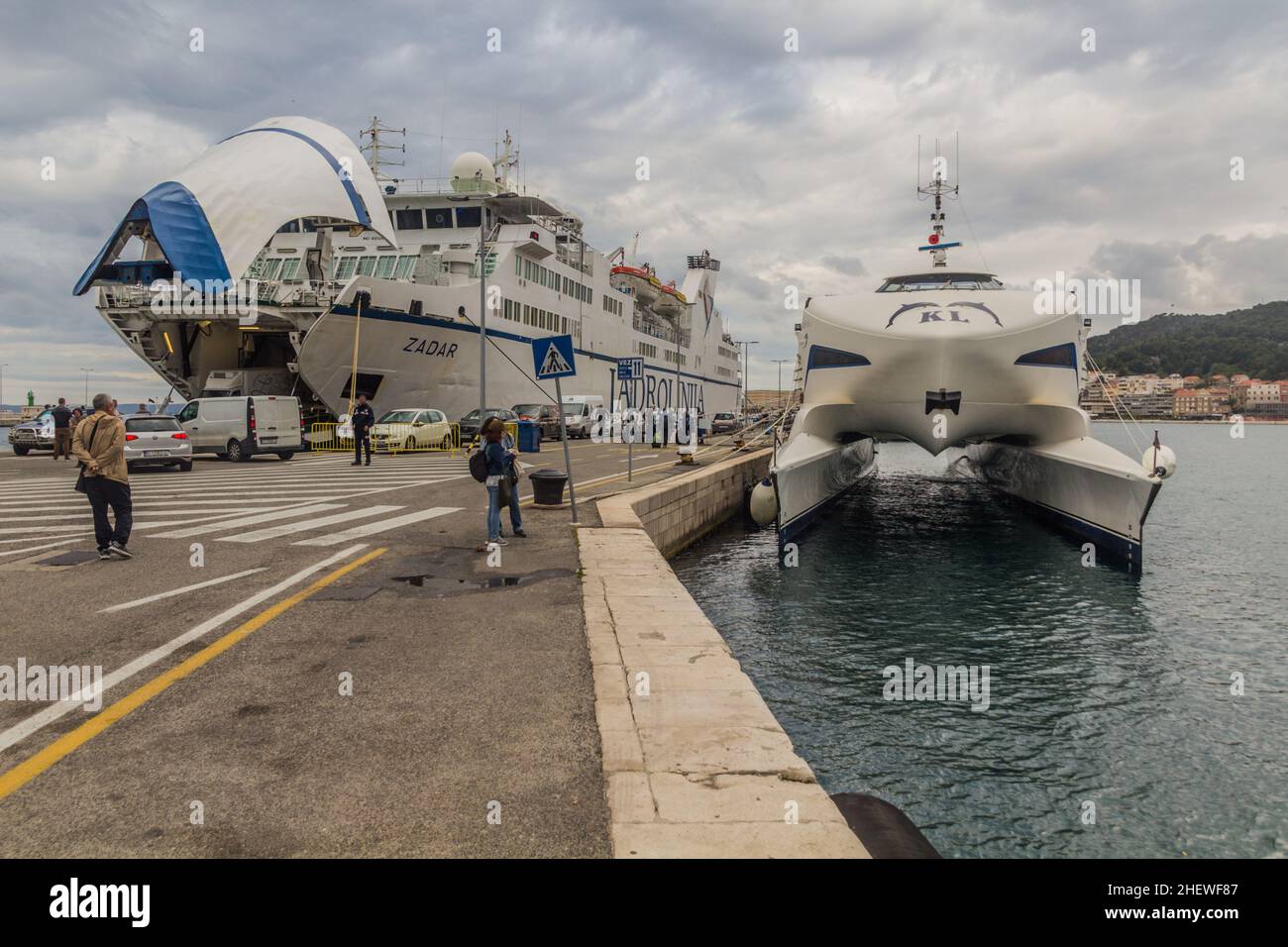 Catamaran ferry ferryboat sea ship hi-res stock photography and images ...