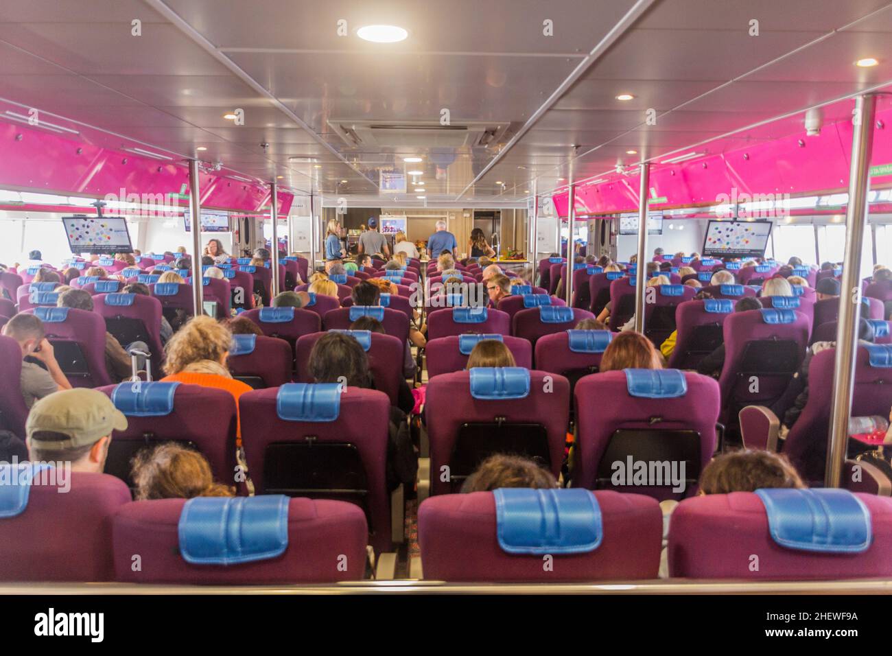 Ship deck catamaran hi-res stock photography and images - Alamy