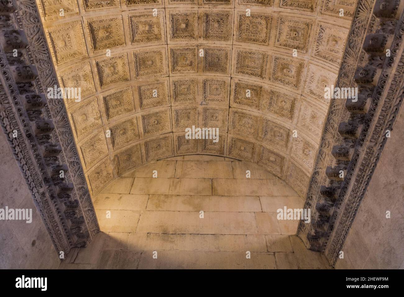 Ceiling of Jupiter's Temple in Split, Croatia Stock Photo - Alamy