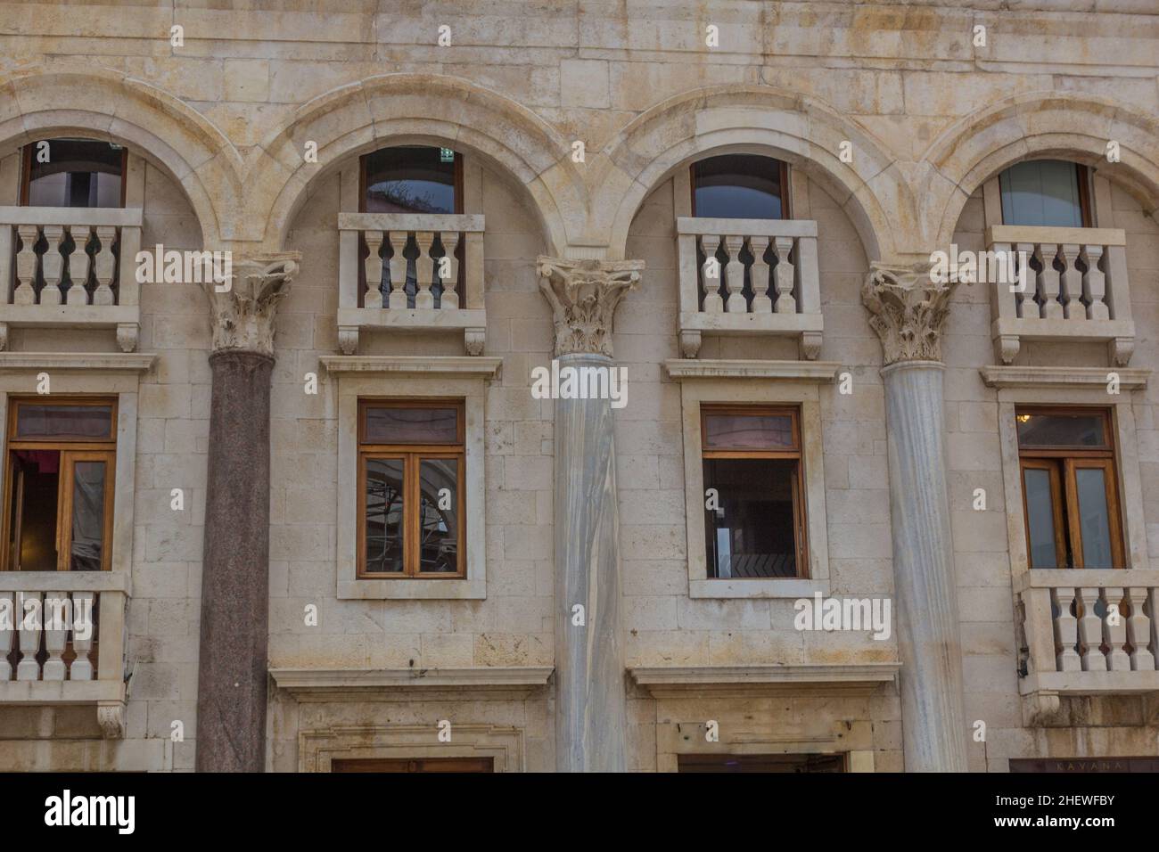 Peristil, ancient colonnade in Split, Croatia Stock Photo - Alamy