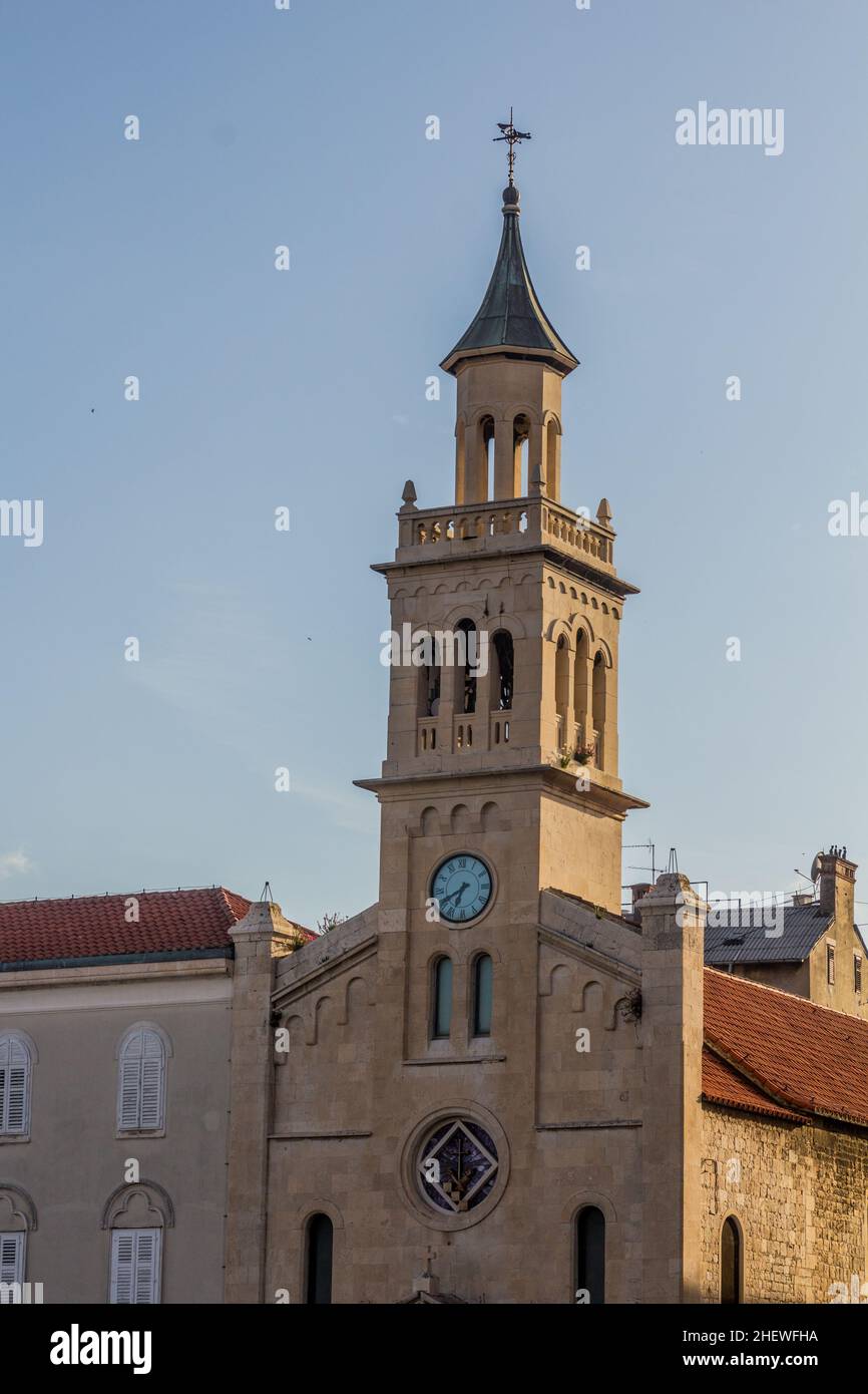 The church and monastery of St. Frane in Split , Croatia Stock Photo ...