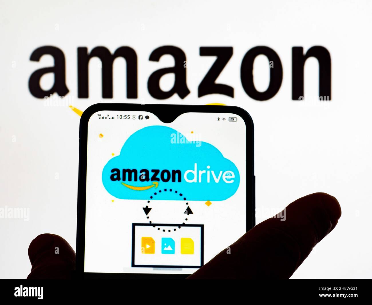 Amazon drive logo hi-res stock photography and images - Alamy