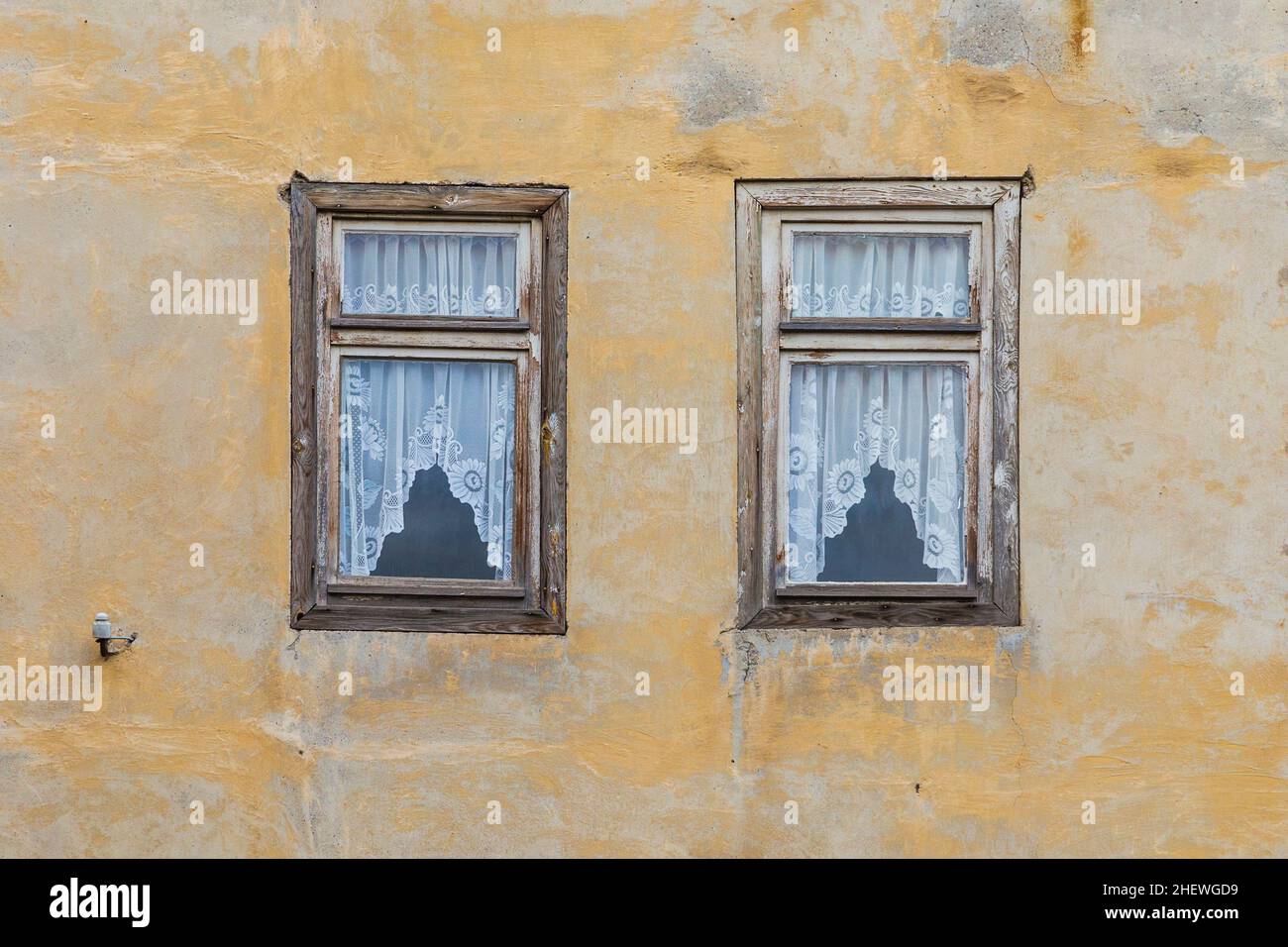 old open window at an abandoned house Stock Photo - Alamy