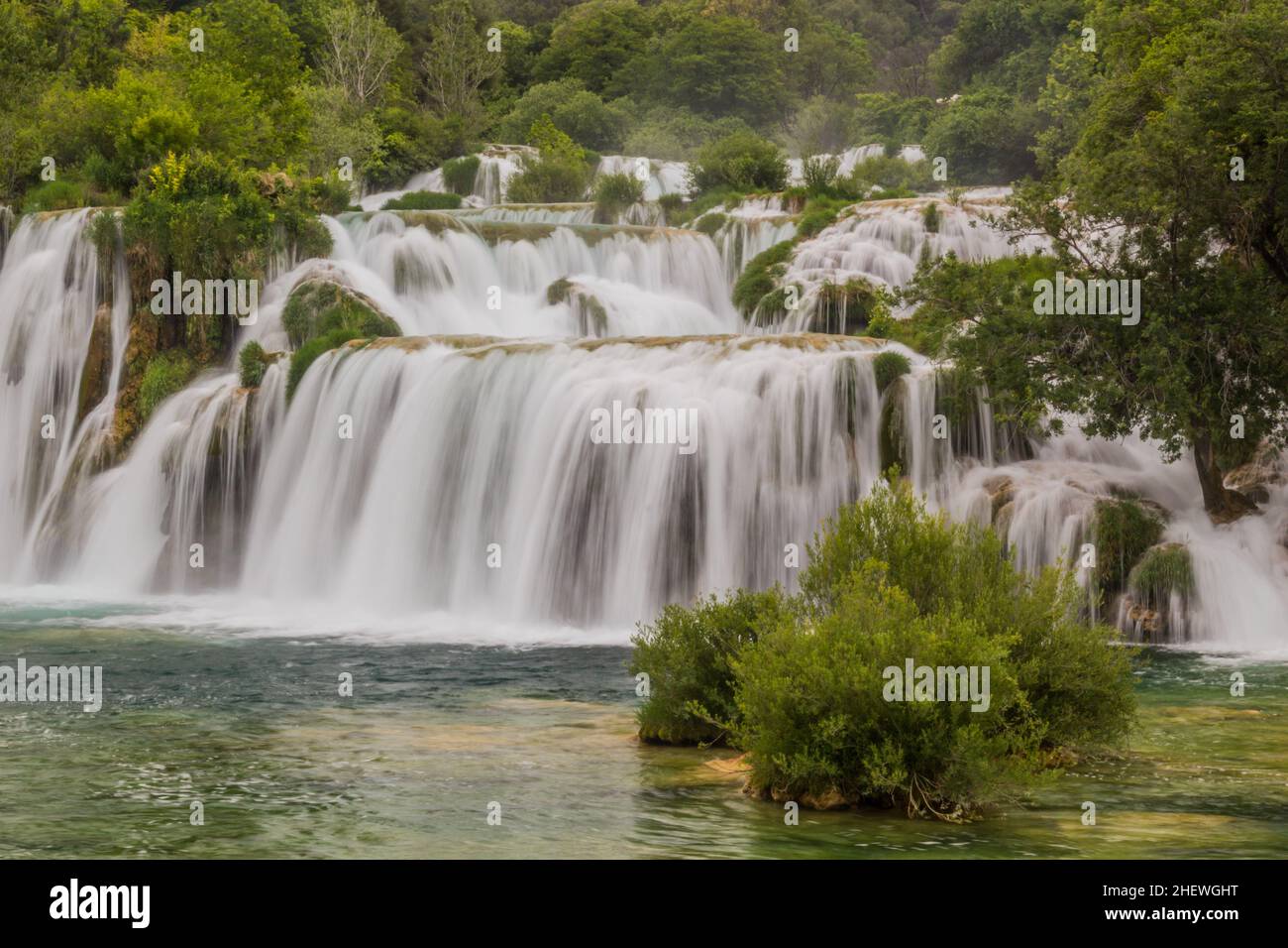 Skradinski Buk waterfall in Krka national park, Croatia Stock Photo - Alamy