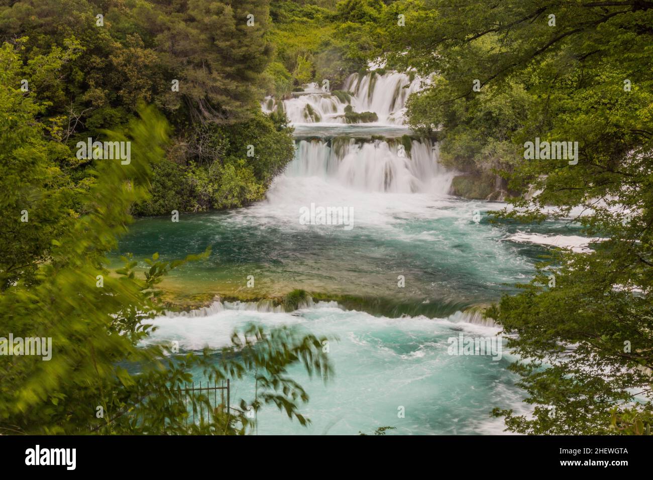 Skradinski Buk waterfall in Krka national park, Croatia Stock Photo - Alamy
