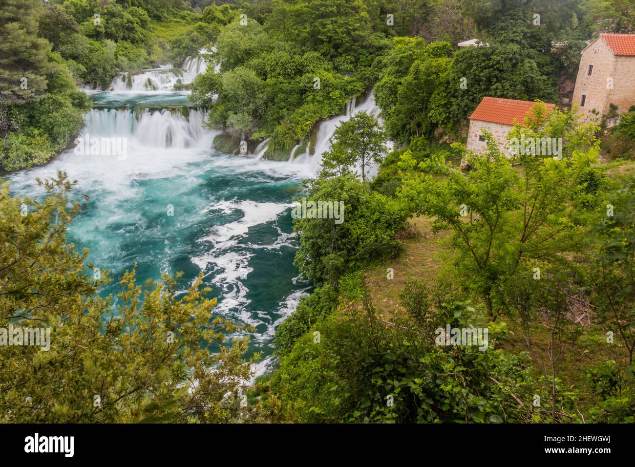 Roski waterfall krka national hi-res stock photography and images - Alamy