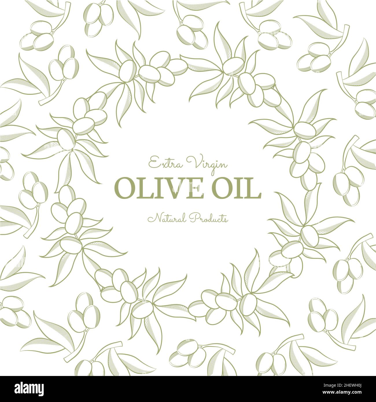 olive oil card Stock Vector Image & Art - Alamy