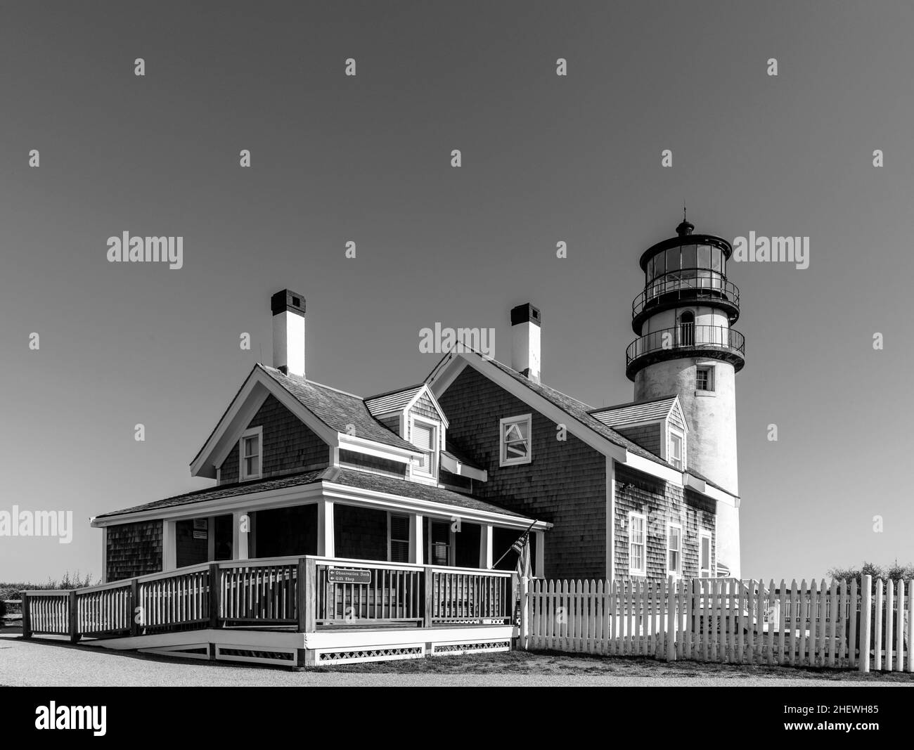 The Highland Light, also known as the Cape Cod Light and the North ...