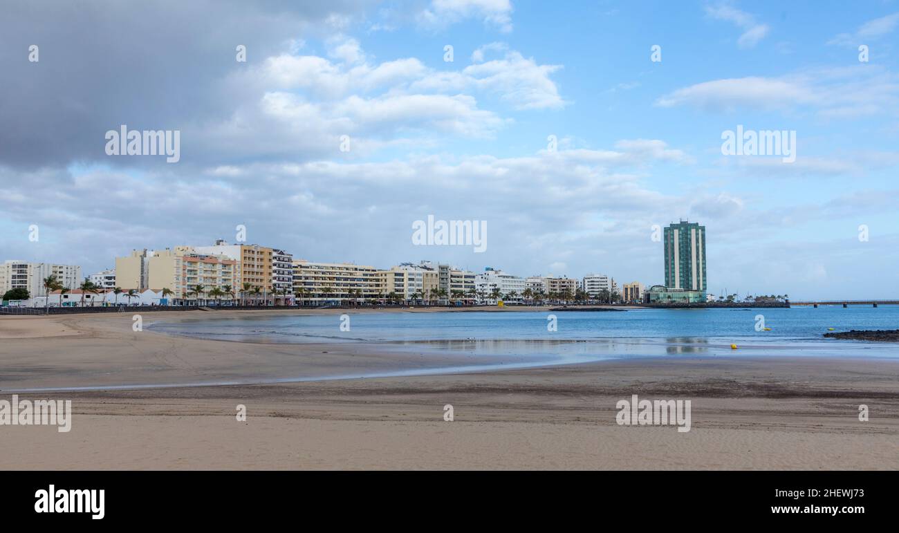 Lanzarote beach promenade hi-res stock photography and images - Alamy