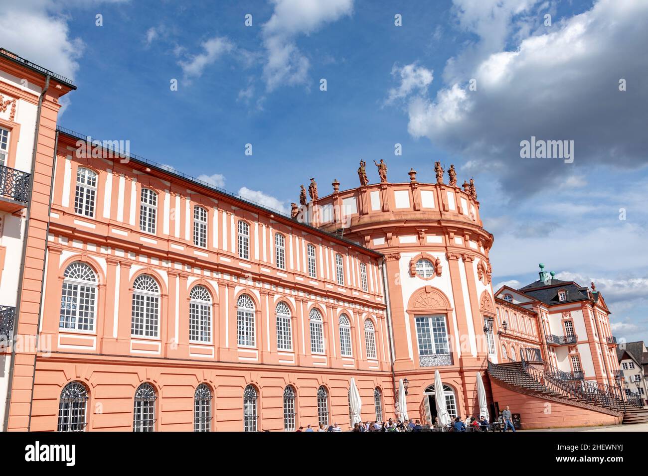 famous Biebrich castle in Wiesbaden, Biebrich Stock Photo - Alamy