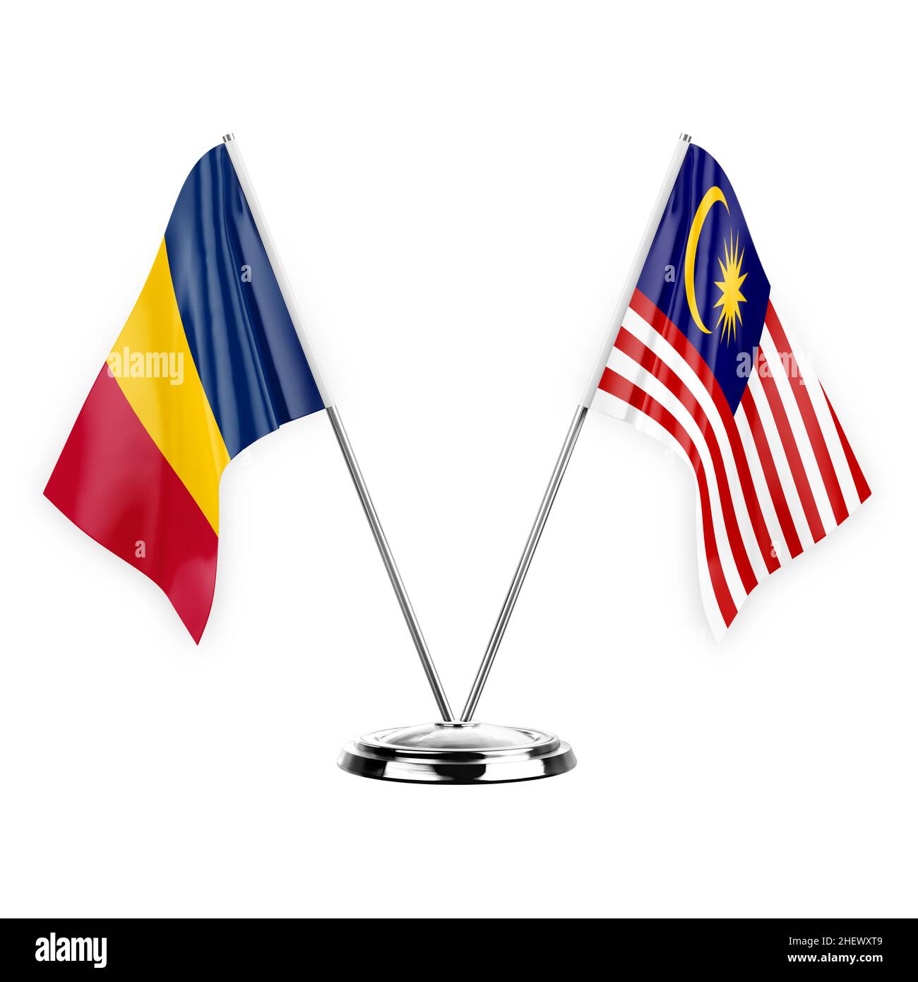 Malaysia chad flag hi-res stock photography and images - Alamy