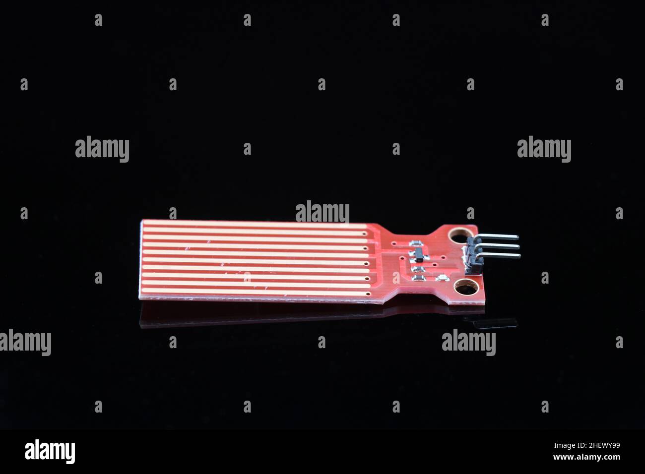 Water Level Depth Detection Sensor For Arduino Projects Isolated On