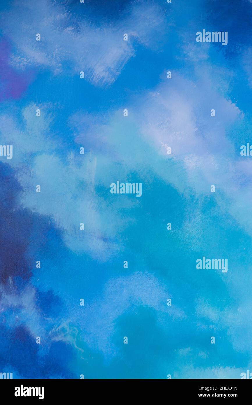 Abstract blue paint color background Stock Photo - Alamy