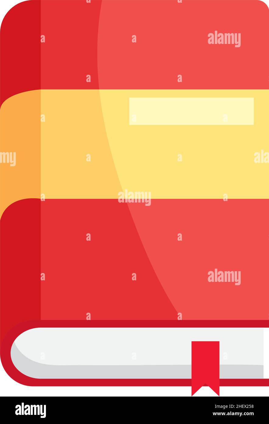 red text book Stock Vector Image & Art - Alamy