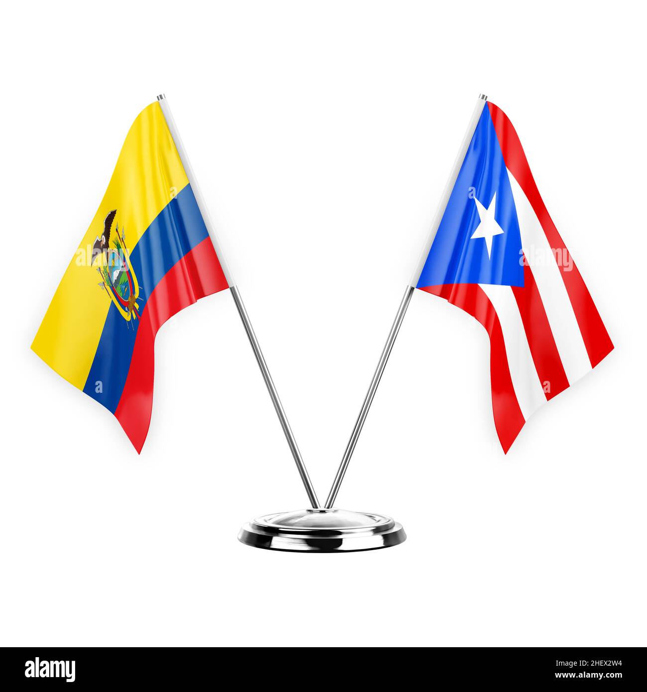 Puerto rico ecuador flag Cut Out Stock Images & Pictures - Alamy