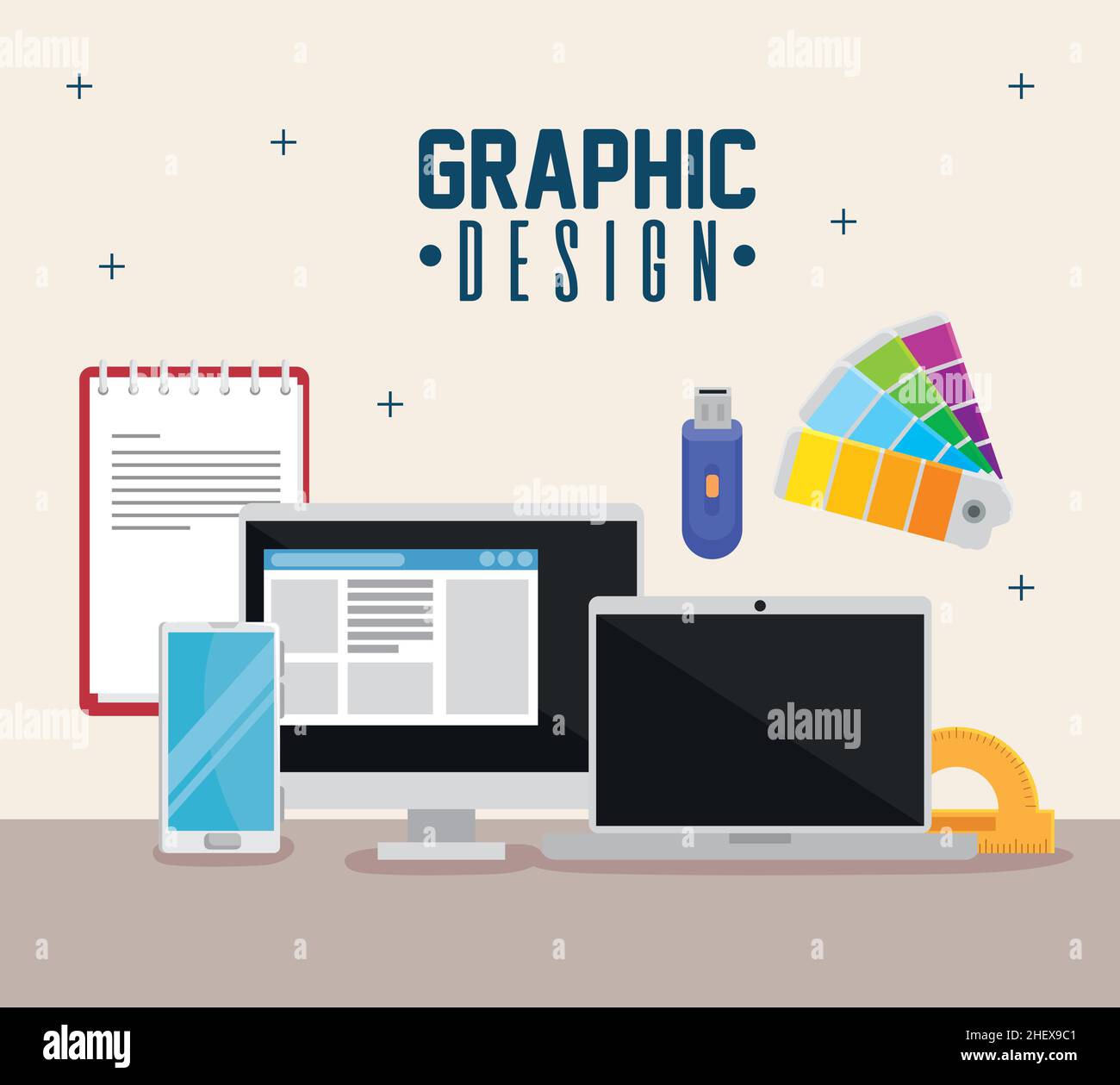graphic design devices Stock Vector Image & Art - Alamy