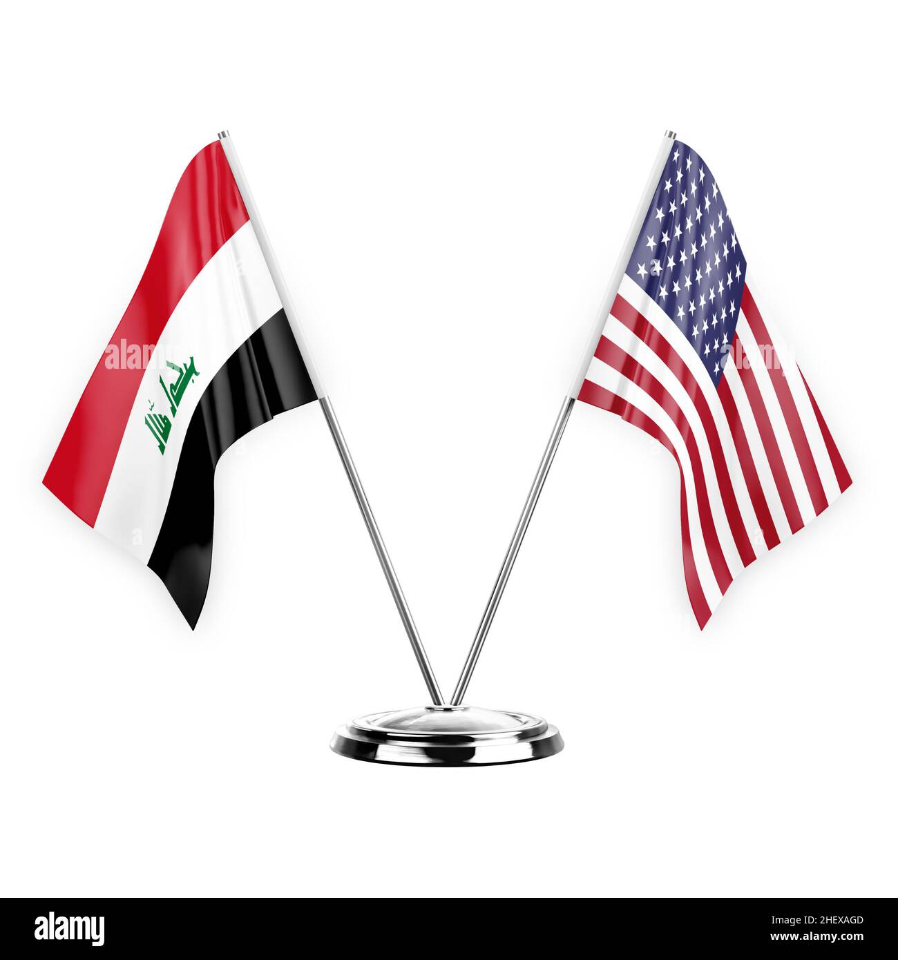 Usa and iraq flags Cut Out Stock Images & Pictures - Alamy