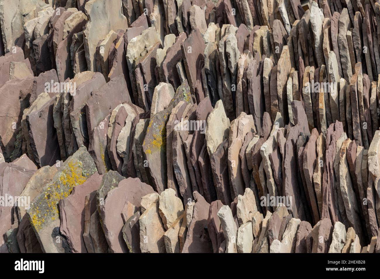 Pile of old slates hi-res stock photography and images - Alamy