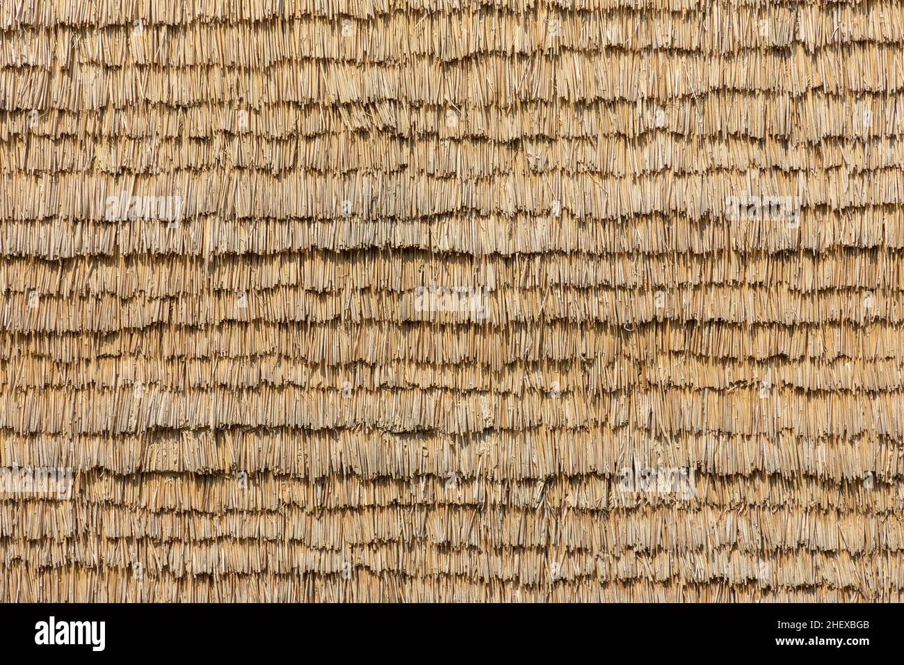 natural isolation of a house wall with dried straw Stock Photo - Alamy