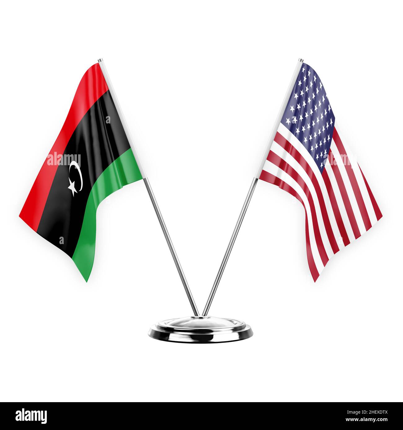 United states libya flag hi-res stock photography and images - Alamy