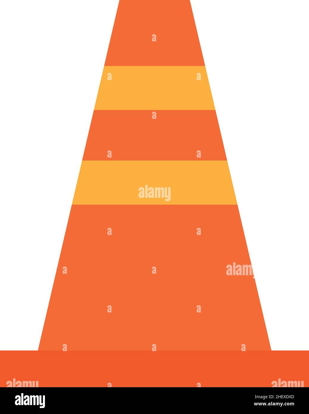 orange signaling cone Stock Vector Image & Art - Alamy