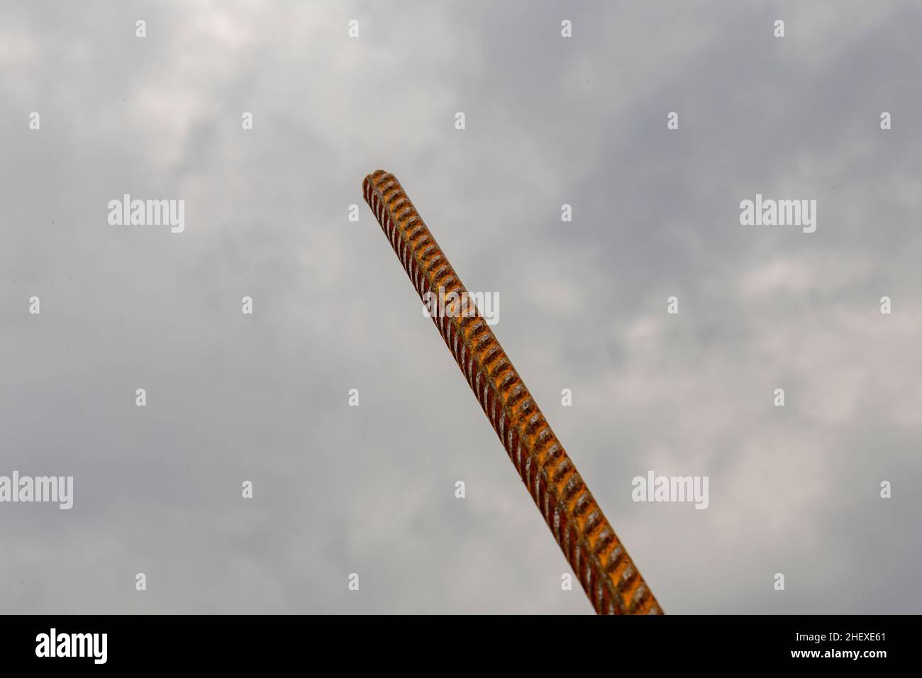 detail of iron rod for reinforcement of the base plate Stock Photo - Alamy