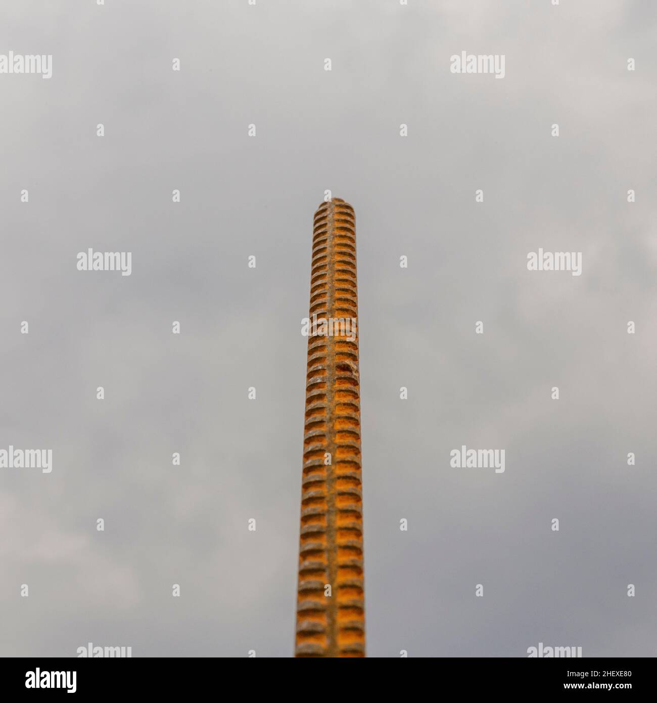 detail of iron rod for reinforcement of the base plate Stock Photo - Alamy