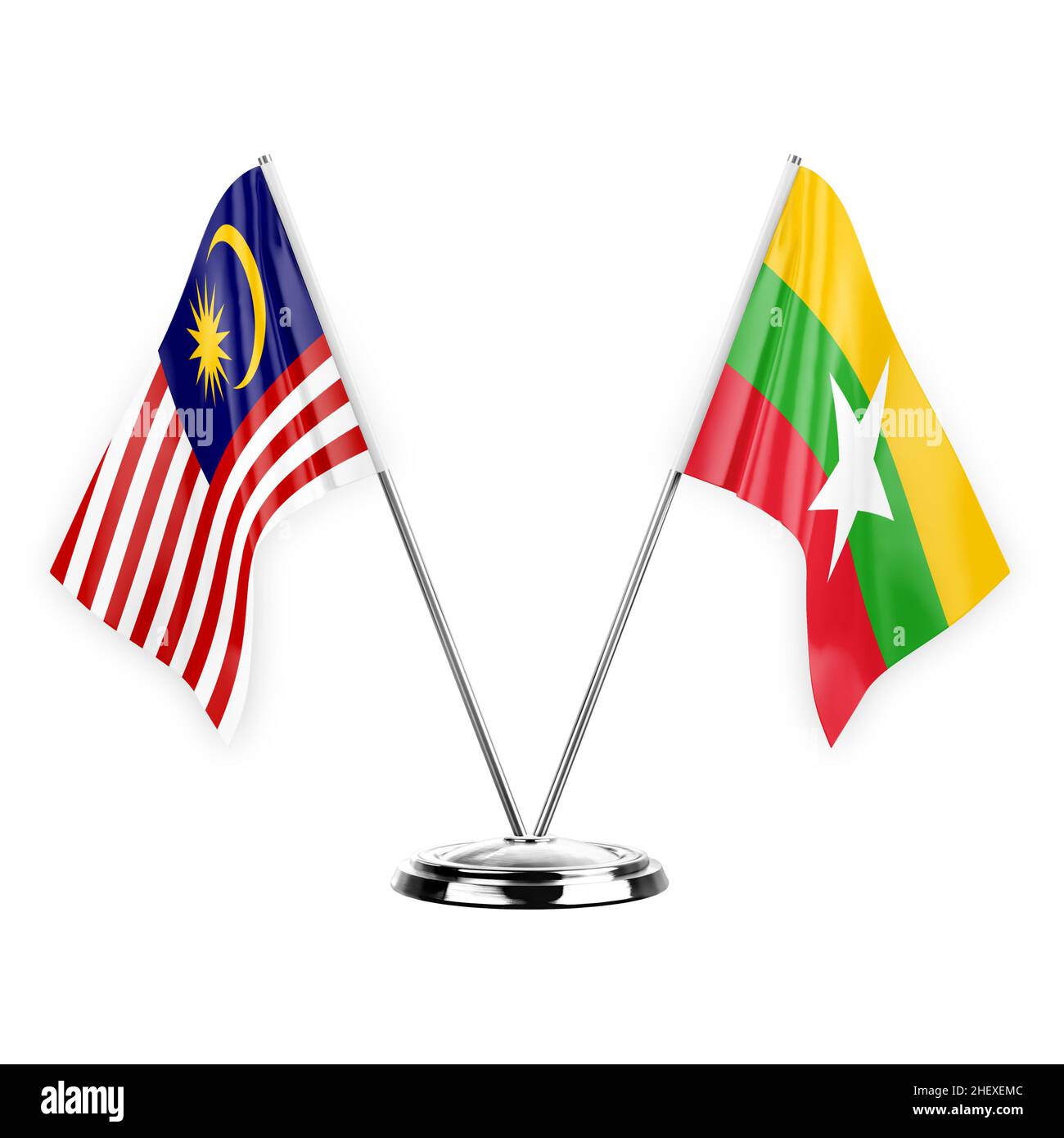Myanmar malaysia flag hi-res stock photography and images - Alamy