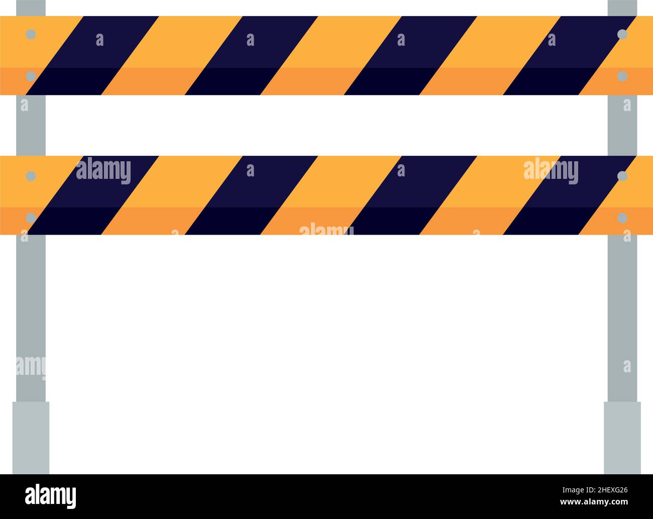 barricade fence signal Stock Vector Image & Art - Alamy