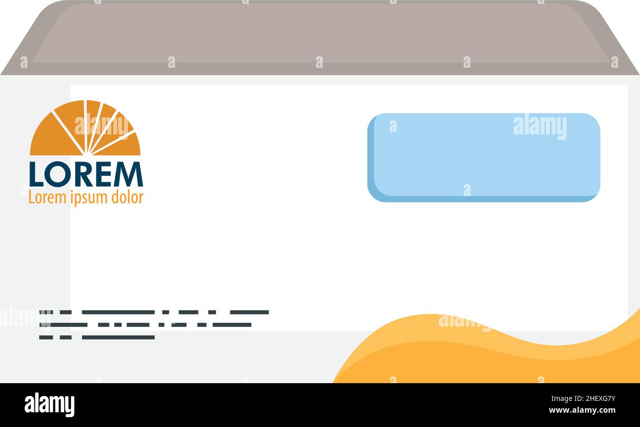 open envelope of card stationery Stock Vector Image & Art - Alamy