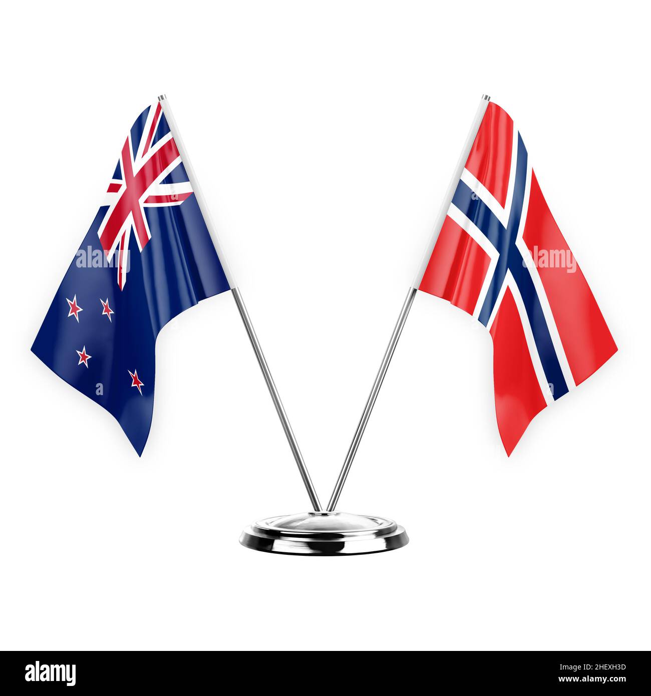 Norway new zealand flag hi-res stock photography and images - Alamy