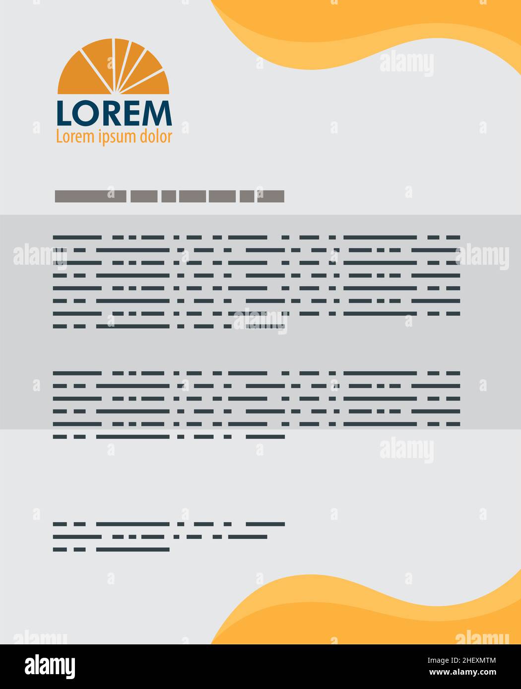 mockup of document paper Stock Vector Image & Art - Alamy