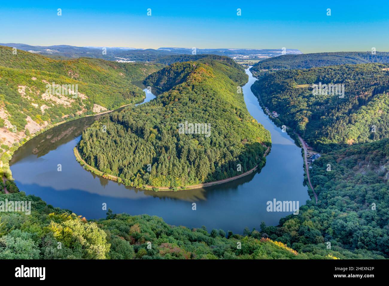 Bend river saar orscholz hi-res stock photography and images - Alamy