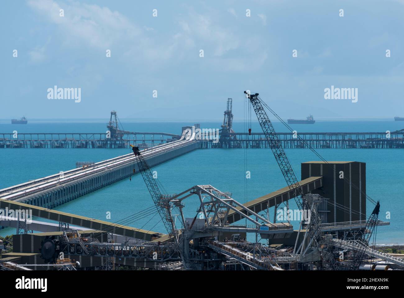 Two coal terminals at the port, Hay Point Coal Terminal (HPCT) and ...
