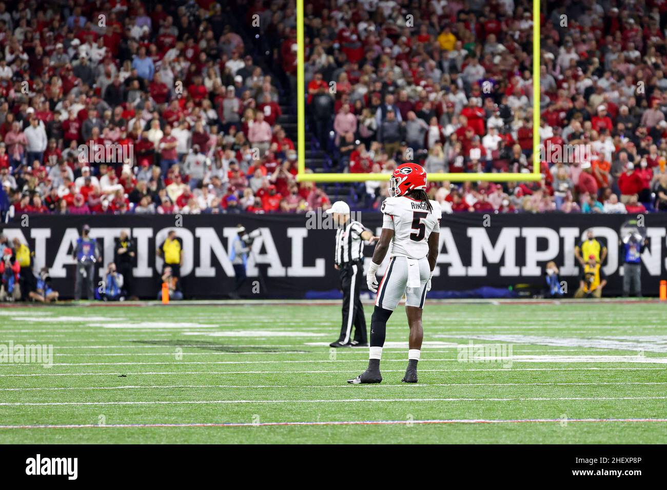 Indianapolis, IN, USA. 10th Jan, 2022. Georgia Bulldogs defensive back ...