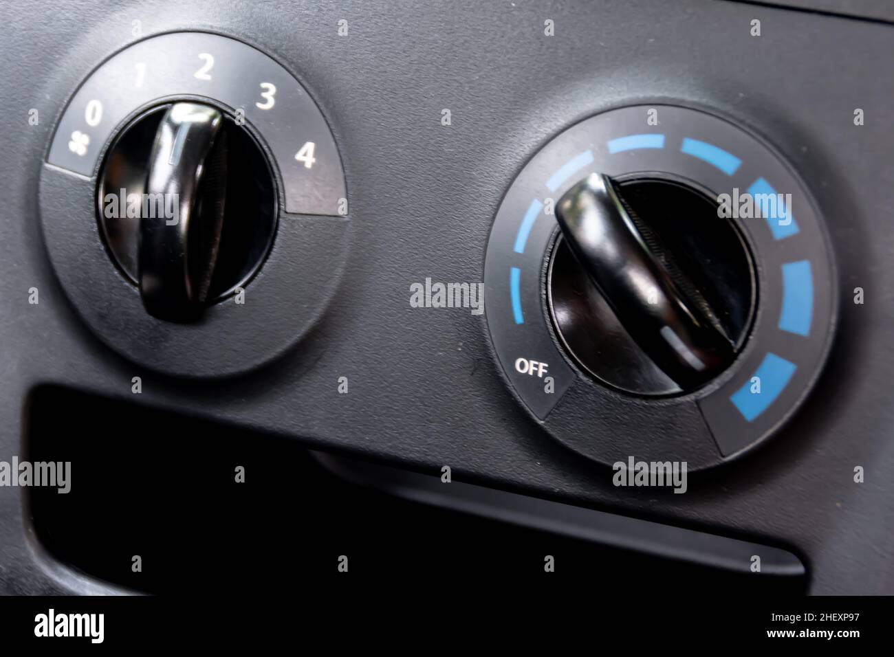climate control knob of air condition and cooling system of modern car ...