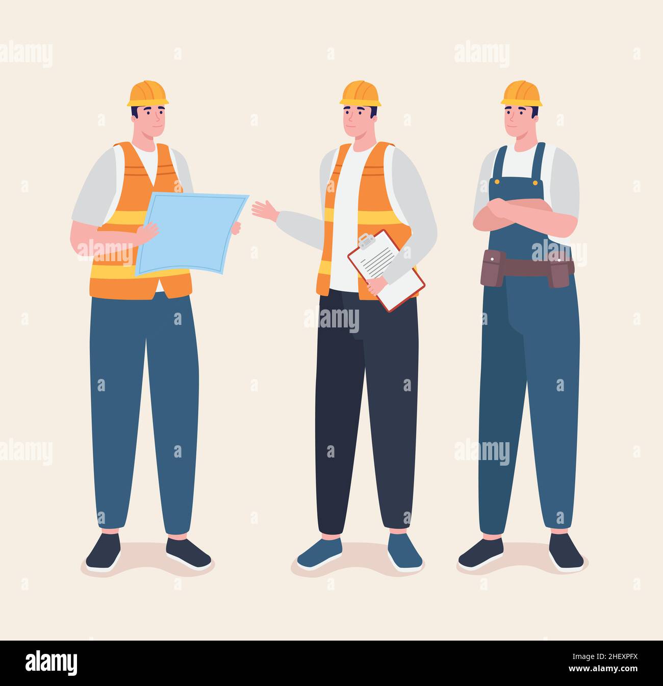 engineers men group Stock Vector Image & Art - Alamy