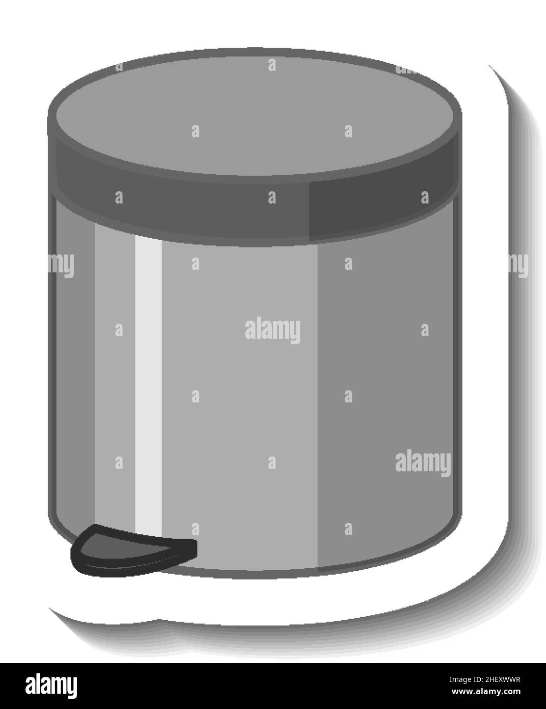 Steel bin Stock Vector Images - Alamy