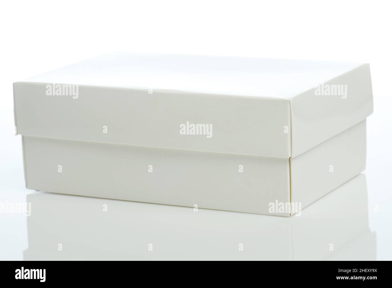 Rectangular shape paper box isolated on white studio background Stock ...