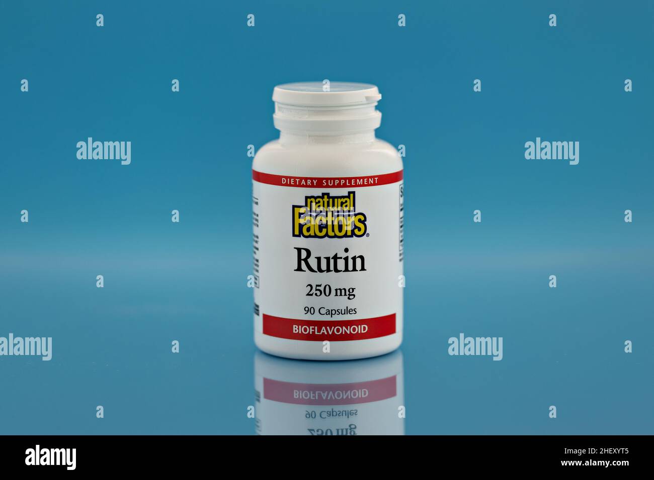 rutin capsules in the jar. dietary supplement editorial photo Stock ...