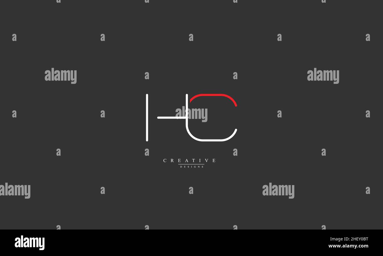 HC CH H C vector logo design template Stock Vector Image & Art - Alamy