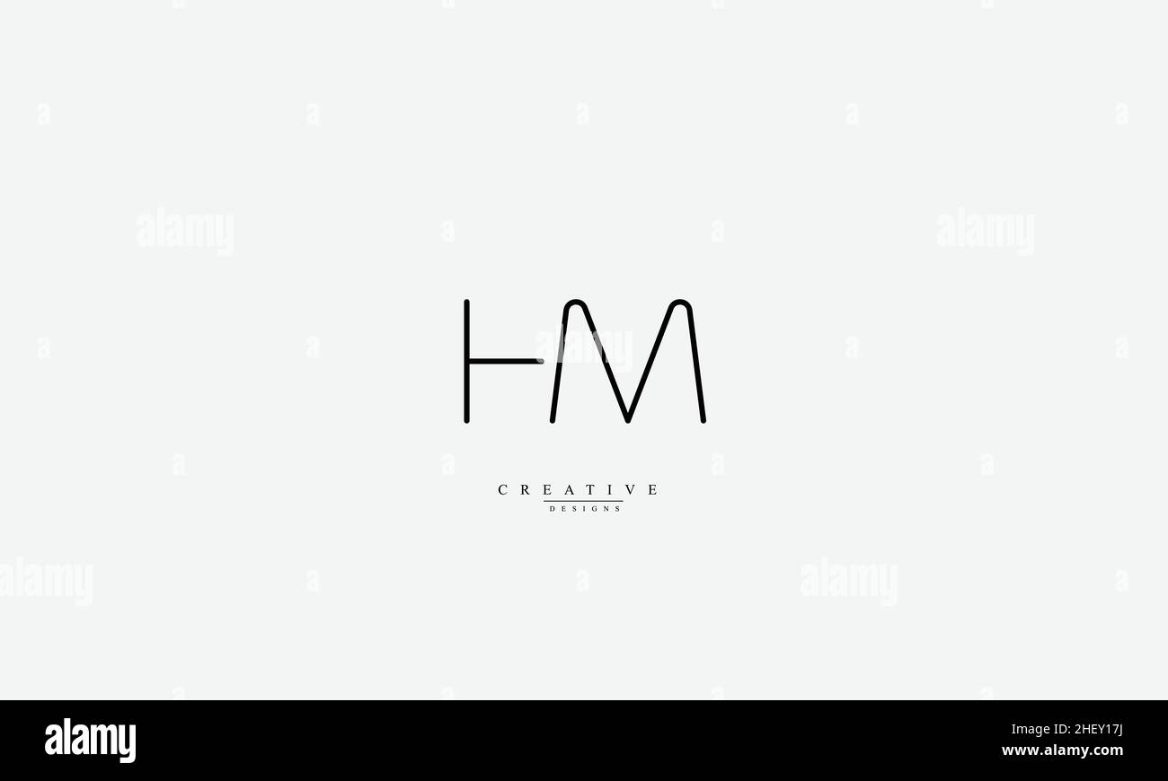 H m letter hi-res stock photography and images - Alamy