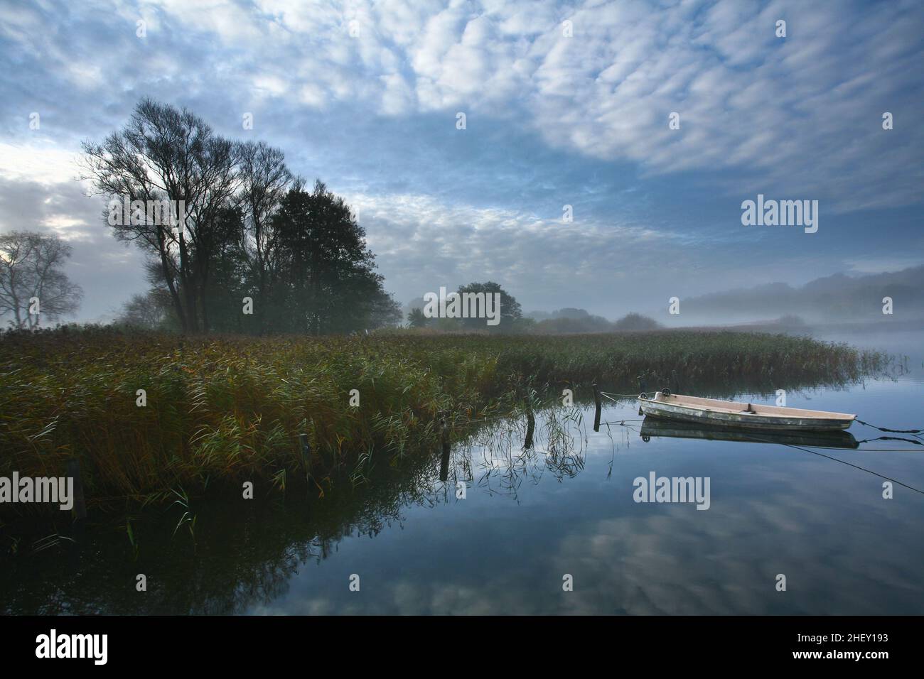 View on a beautiful lake in denmark scandinavia north of copenhagen ...