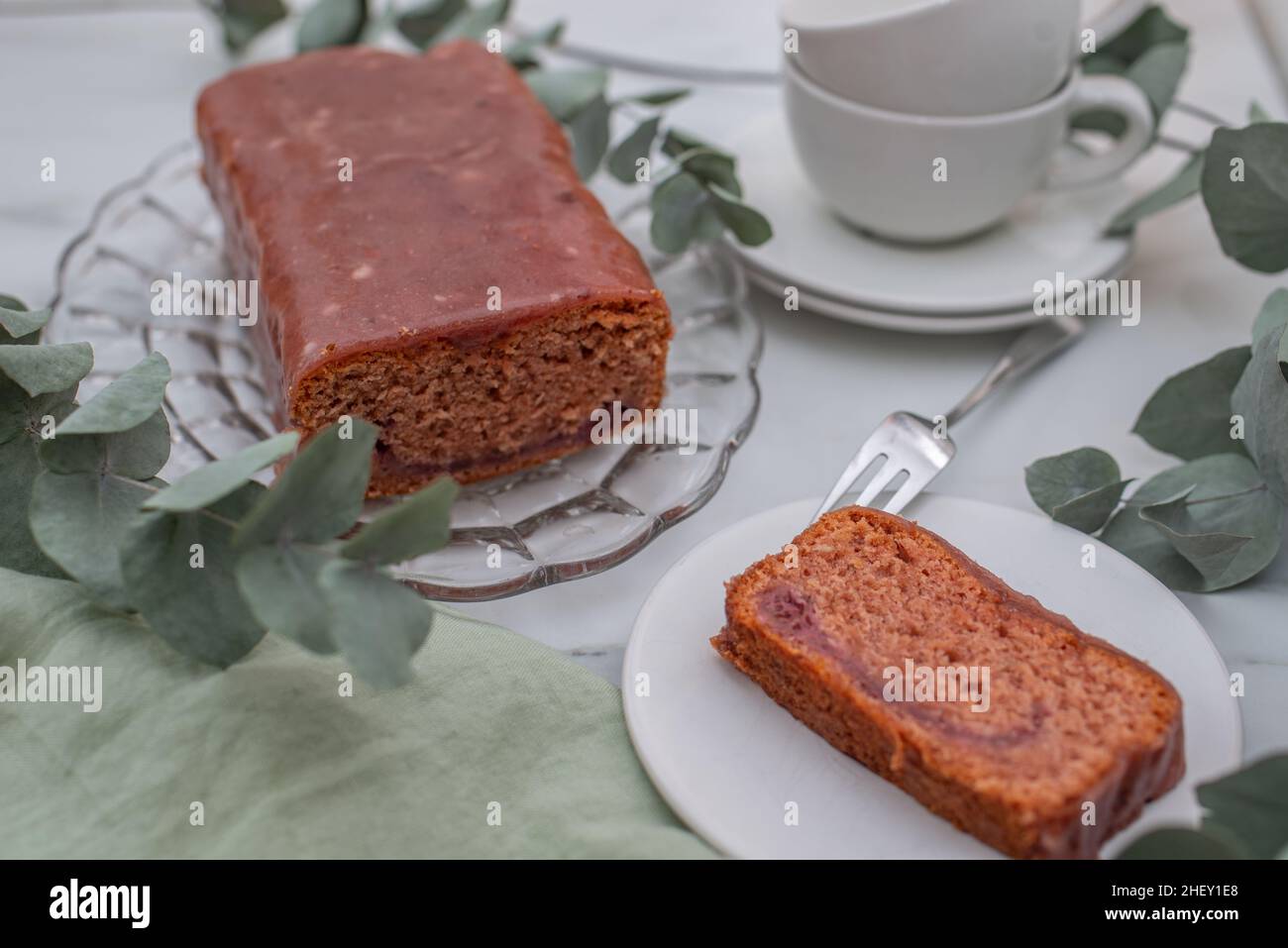 Valentine day cake Stock Photo - Alamy
