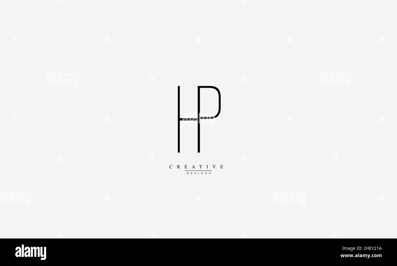 HP PH H P vector logo design template Stock Vector Image & Art - Alamy
