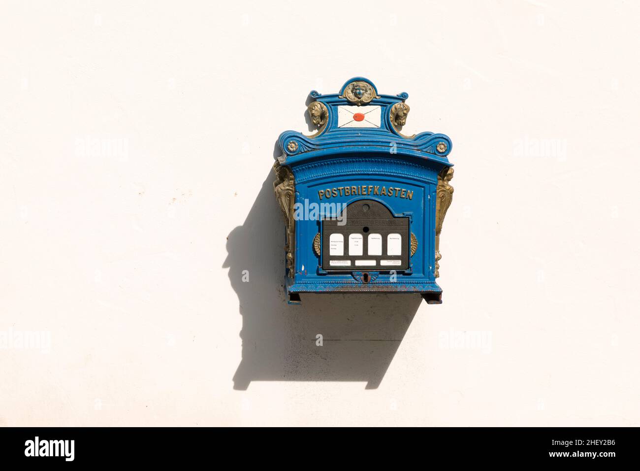 Antique german post box hi-res stock photography and images - Alamy