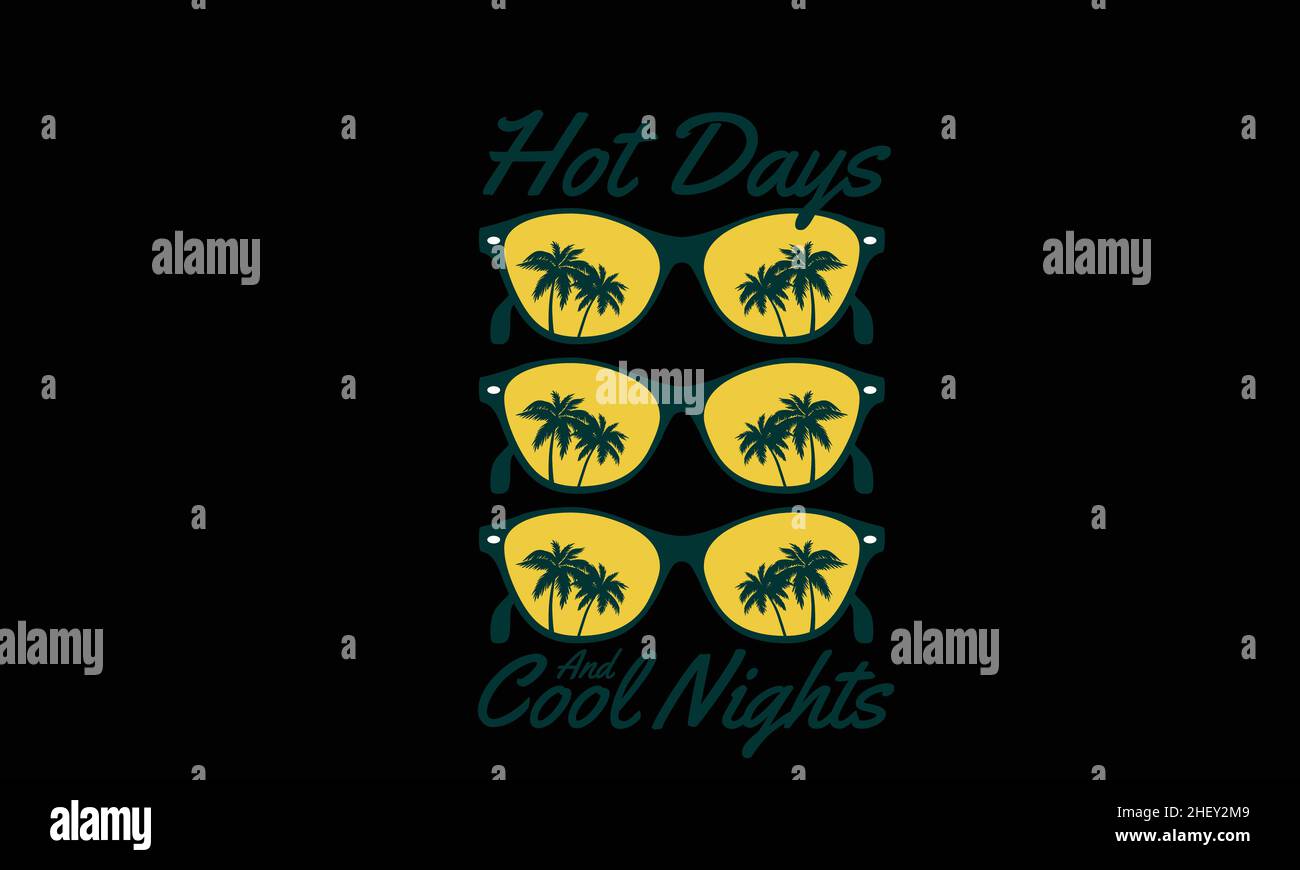 Cool summer days Stock Vector Images - Alamy