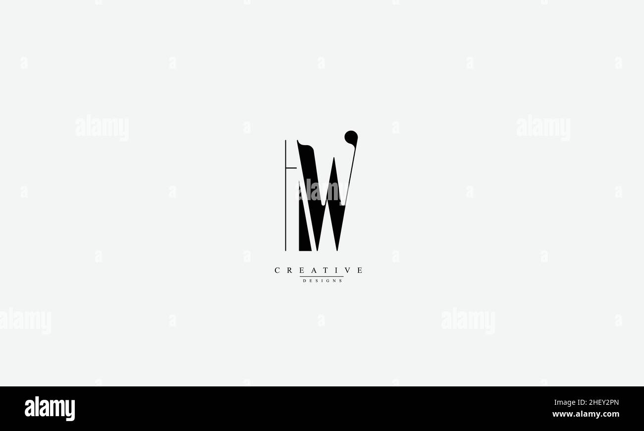 H w logo Black and White Stock Photos & Images - Alamy