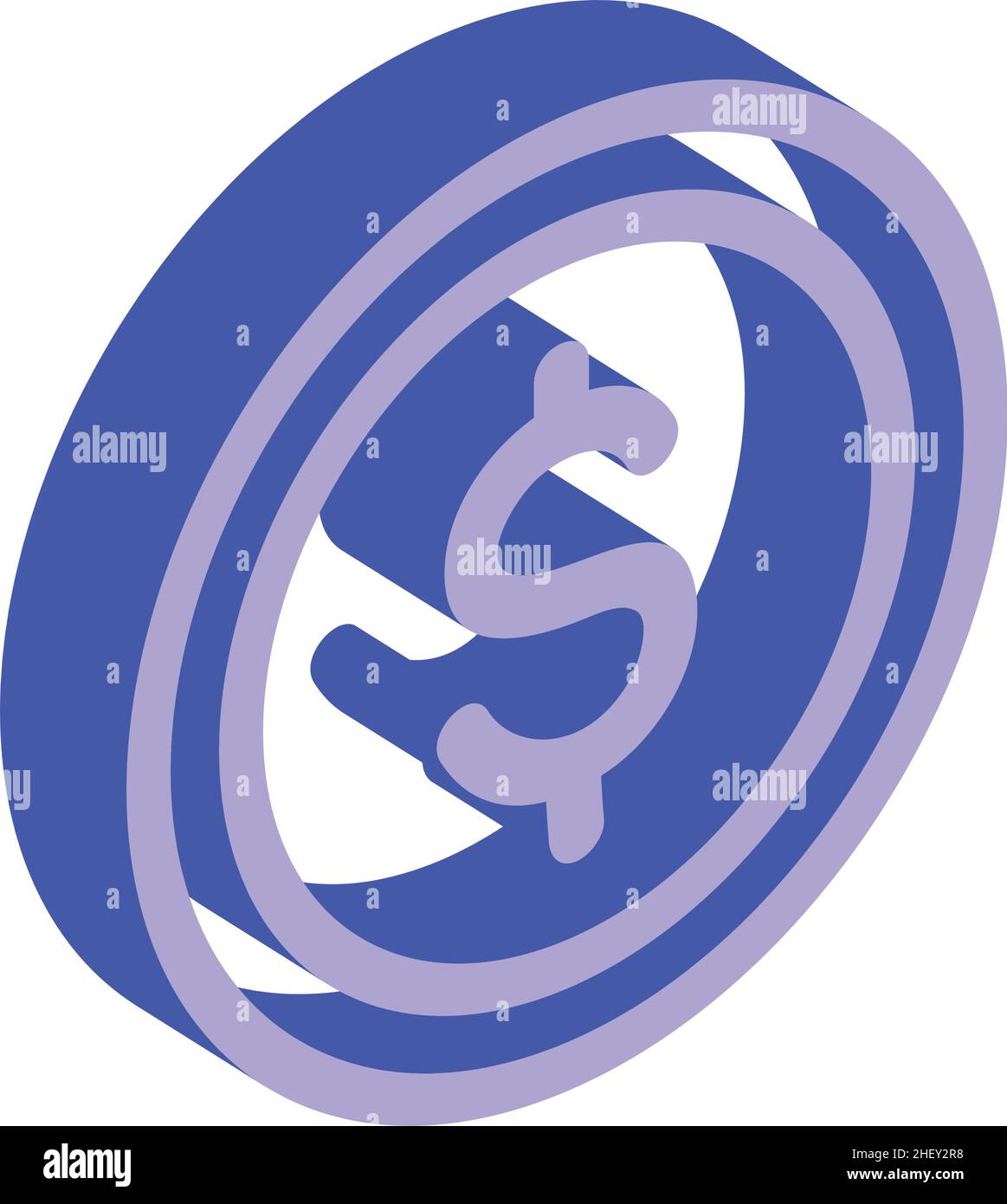 dollar symbol isometric Stock Vector Image & Art - Alamy